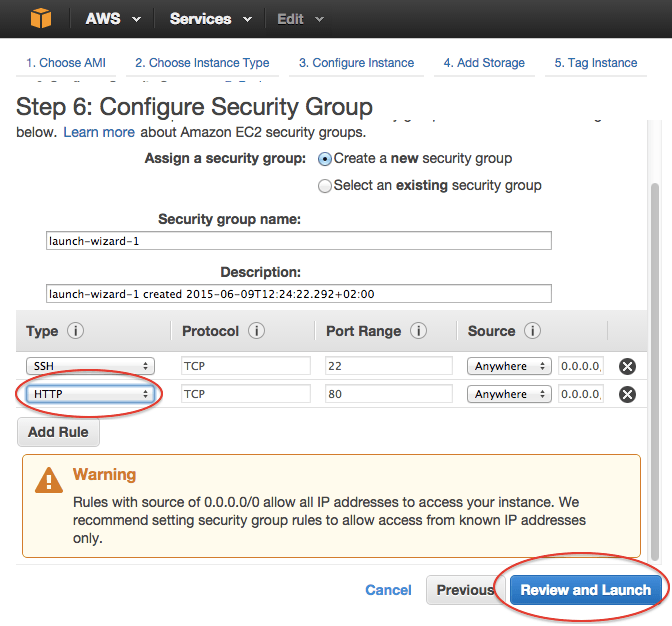 Launching a server on Amazon Web Services - deployment walkthrough with ... Launching a server on Amazon Web Services - deployment walkthrough with ...